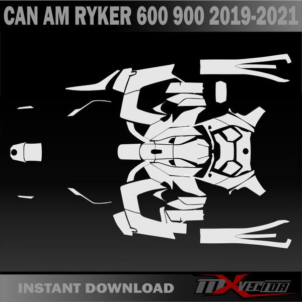CAN AM RYKER 600 900 2019-2021 – TEMPLATE VECTOR
